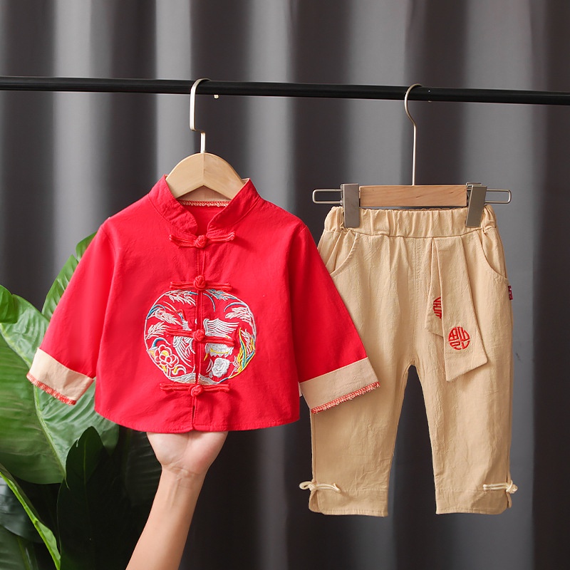 Baby Boy Outfit Chinese New Year Baby Chinese Traditional Clothes Hanfu ...