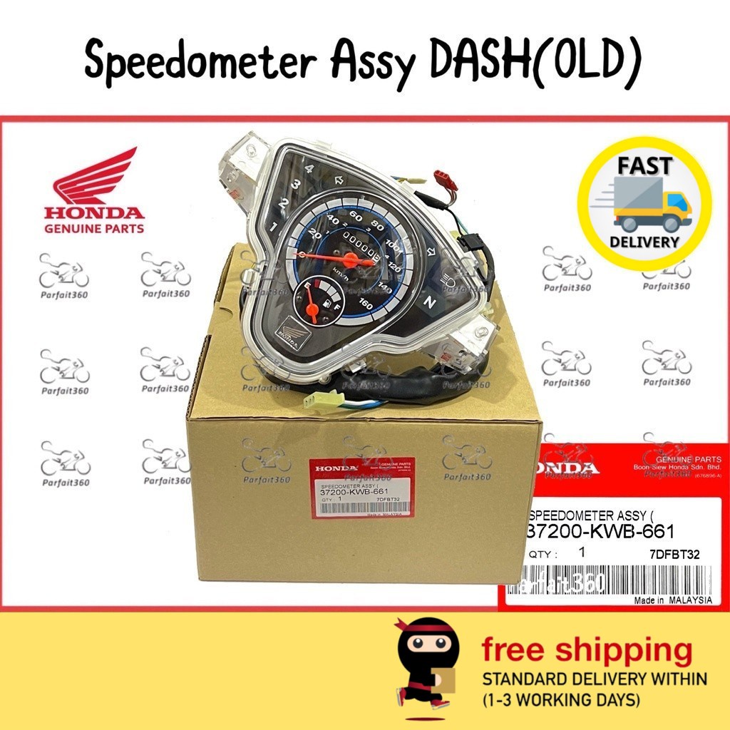 37200-KWB-661 HONDA DASH110 ( OLD ) Speedometer Assy / Speedo Meter | Shopee Philippines