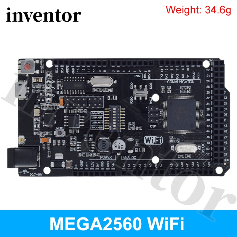 Mega2560 ATMEGA16U2 / Pro Mini MEGA 2560 Mega+WiFi R3 ATmega2560 Chip CH340G For Arduino Mega R3 ...
