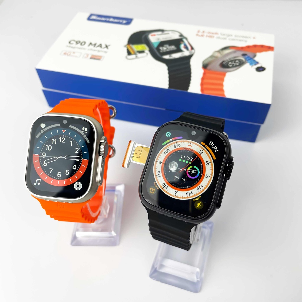 2024 New C90 Max Smart Watch With Sim Slot And Wifi And Camera GPS ...