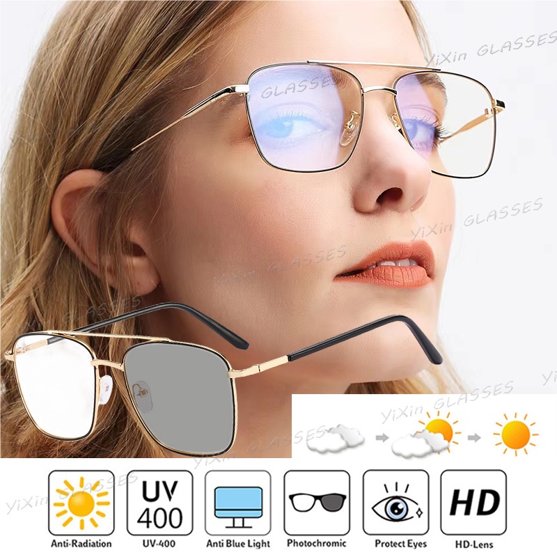 Photochromic Anti Radiation Glasses For Woman Shades For Women Man ...