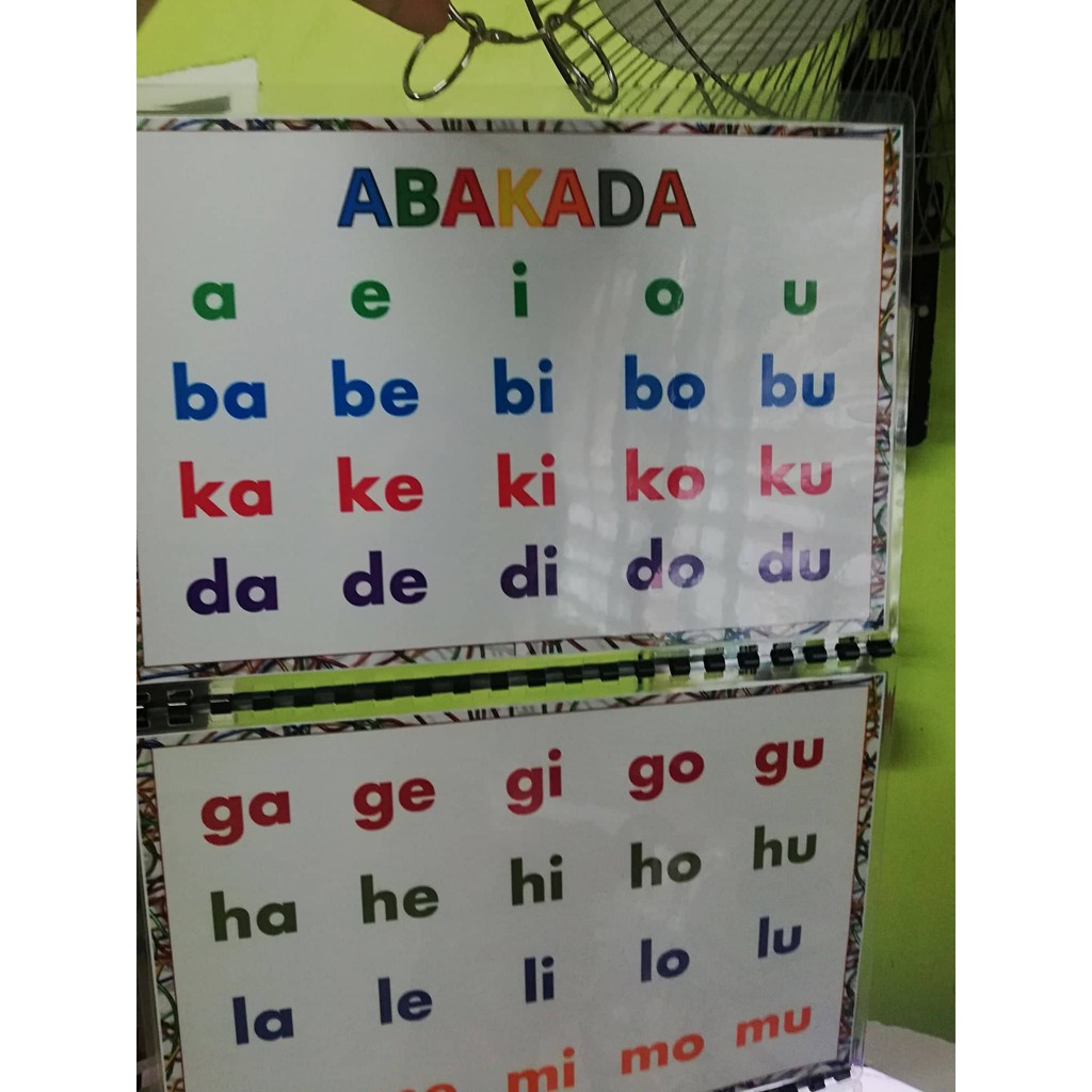 【hot sale】 ABAKADA | ENGLISH ALPHABET| MODERN FILIPINO ALPHABET | WALL ...