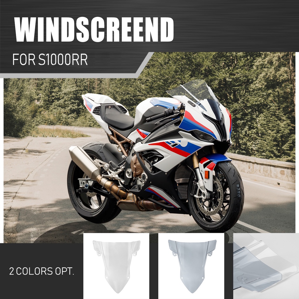 Touring Racing Windscreen Windshield Wind Deflector For BMW S1000RR ...