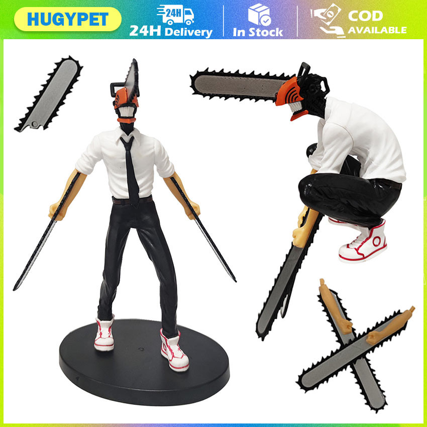 14cm Anime Chainsaw Man Action Figure Toys Denji Standing/Sitting ...