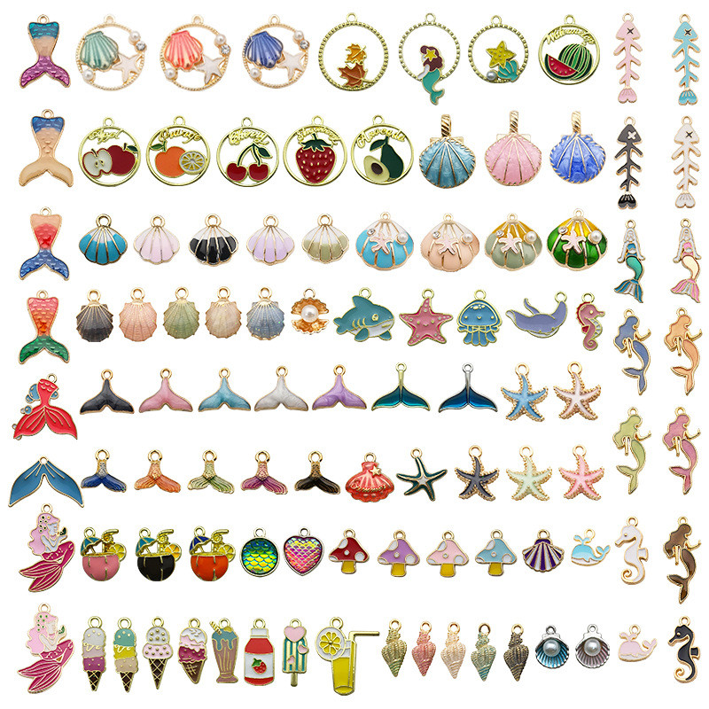 [Multiple Ocean Charms] Bracelet Charms Necklace Pendants Earring ...