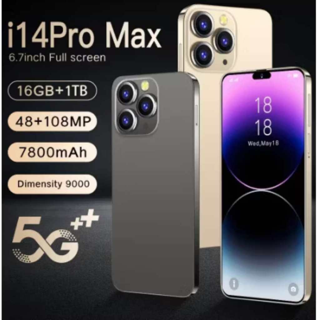 Brand New Smartphone i14 Pro Max Sale 16GB + 1TB Cellphone 5G Legal ...