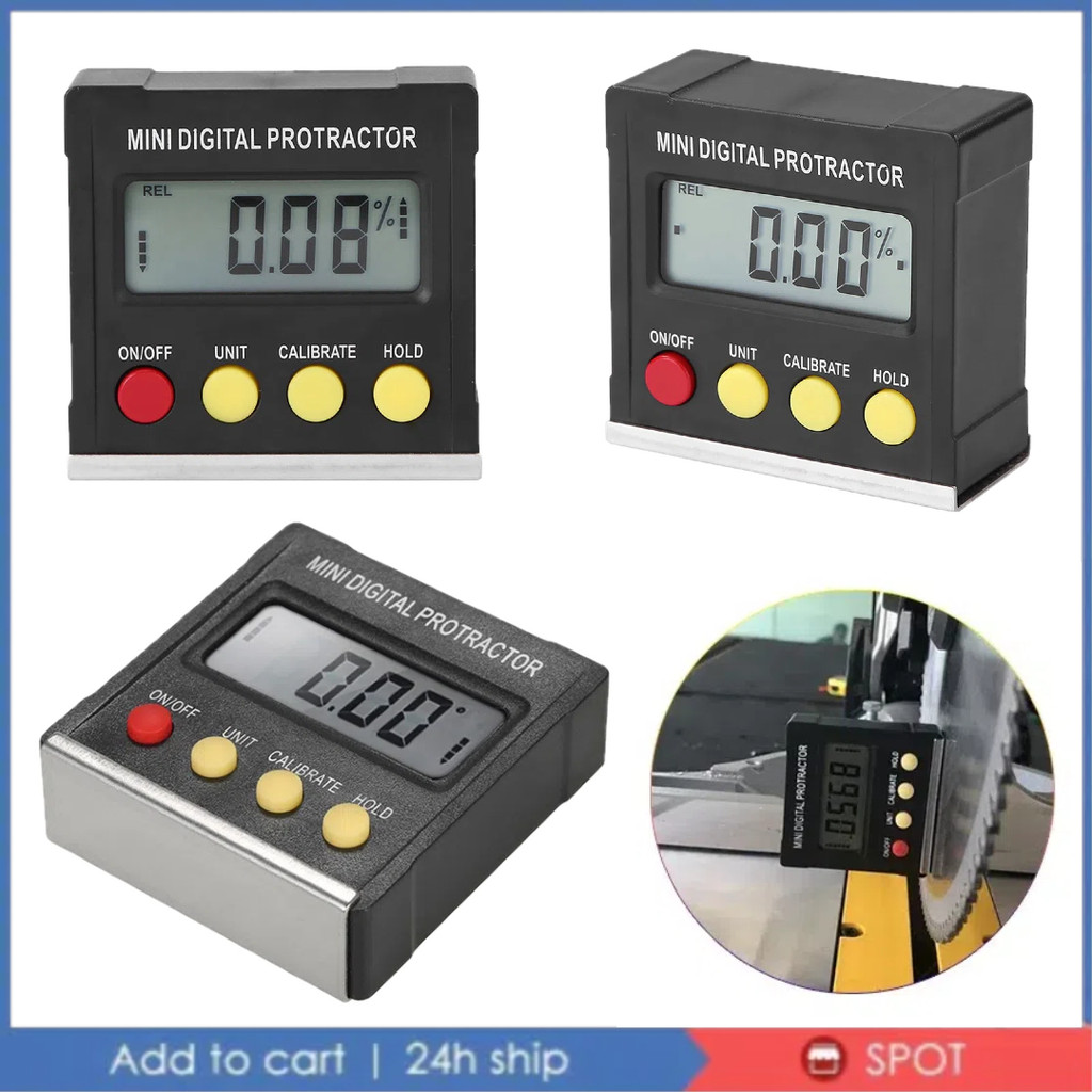 [24H SHIP] Horizontal Angle Meter Digital Protractor Inclinometer ...