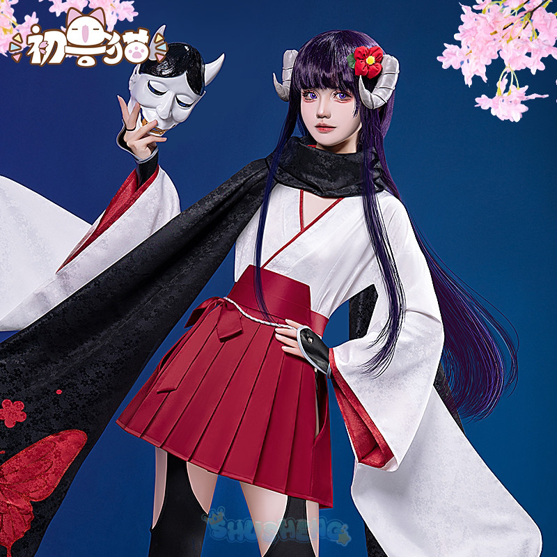 Ririchiyo Shirakiin Cosplay Costume Anime Inu x Boku Women Cute Red ...