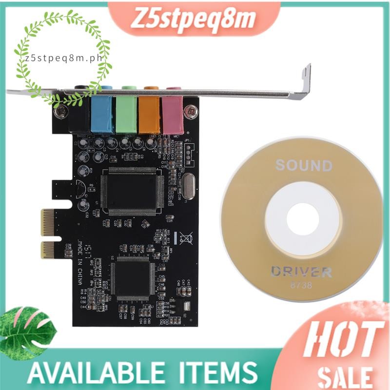 5.1 Internal Sound Card for Windows 10 with Low Profile Bracket, 3D ...