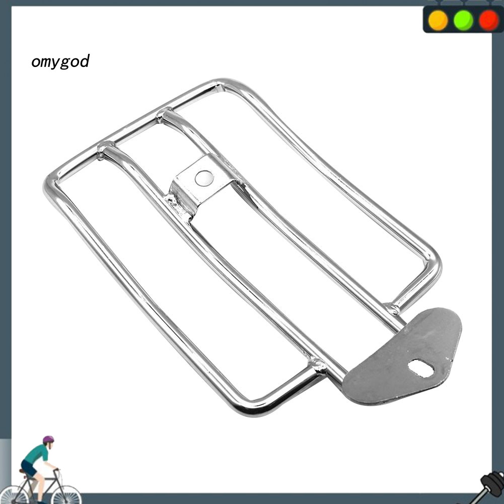 OMG Motorcycle Rear Seat Luggage Retro Rear Tail Rack Metal Shelf for ...