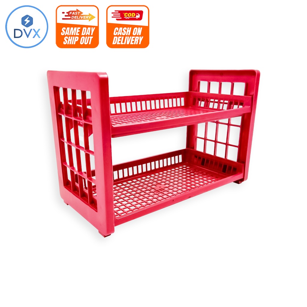 COD DVX Mini Plastic Rack #7673 Desk Organizer 2Layer Rectangular ...