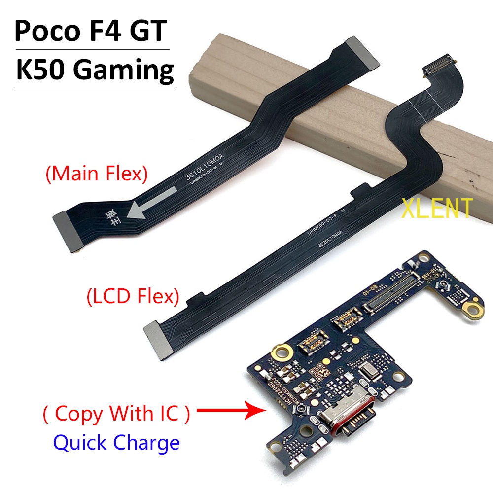 New For Xiaomi Poco F4 GT Redmi K50 Gaming USB Charging Port Mic ...