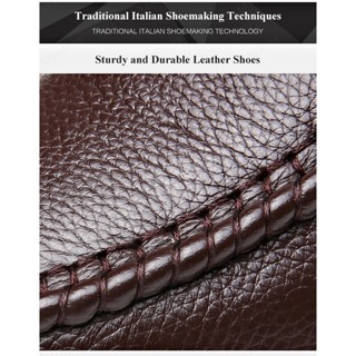 British Style Slip-on Men's business leather Shoes casual non-slip ...