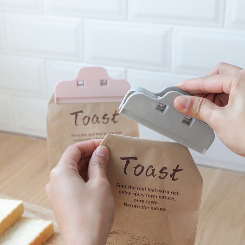 Plastic Snack Seal Clips Sealer Clamp Plastic Sealing Bag Clips ...