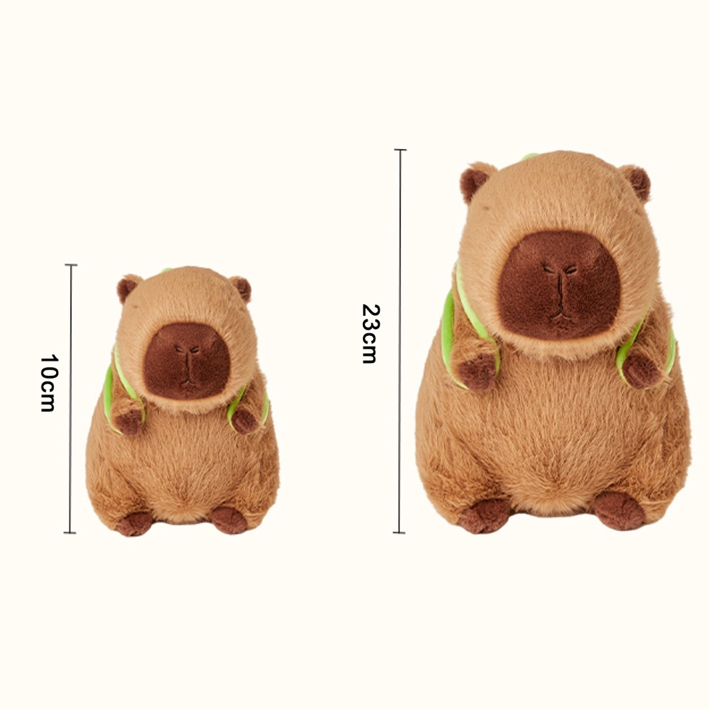 Capybara Plush Pendant, Capybara Rodent Simulation Capybara Plush Toy ...