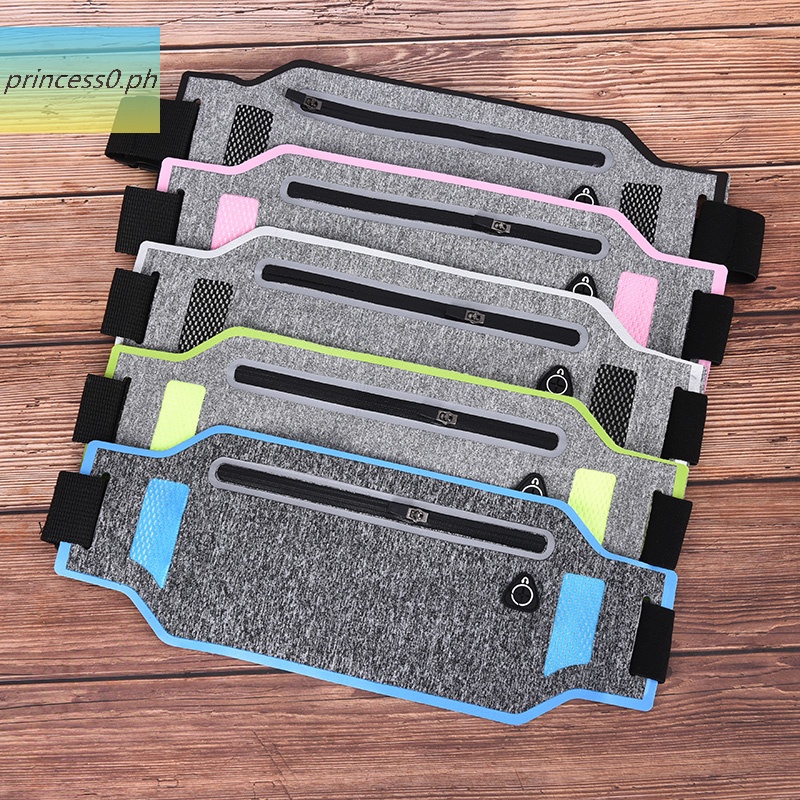 Princes Running Sport Bum Bag Pack Travel Belly Waist Money Belt Zip ...