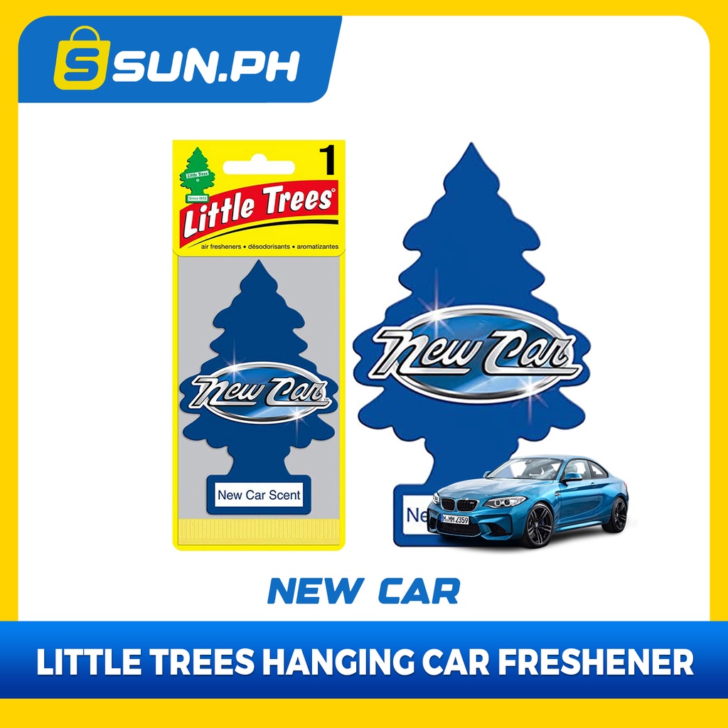 Little Trees Car Air Freshener (New Car Scent) Hanging Tree Provides ...