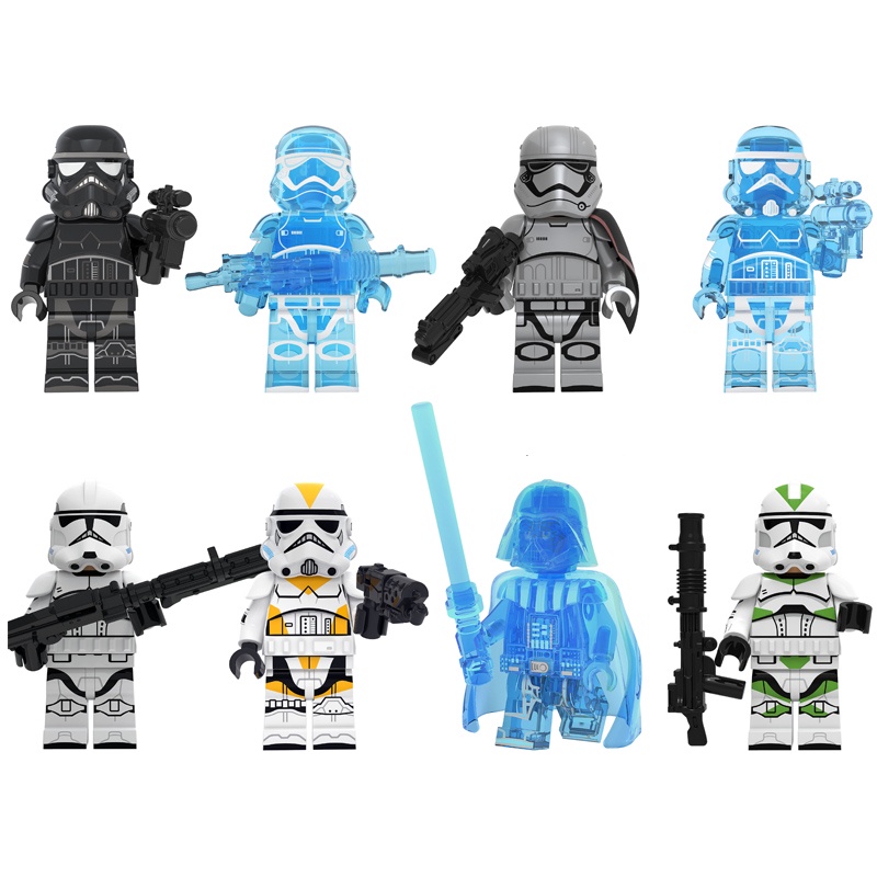 KT1035 Movie Series Dark Clone Troopers 212th Commando 442th Legion ...