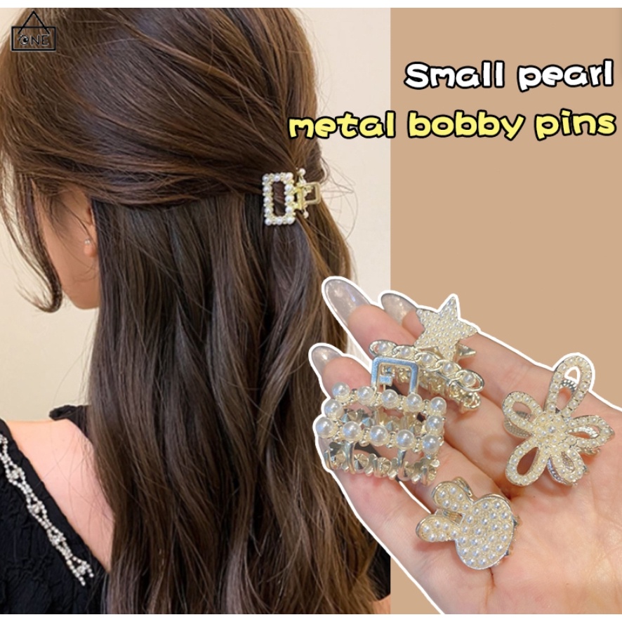 Fashion Temperament Gentle Color Back of Head Hairpin Women Hair Clip ...