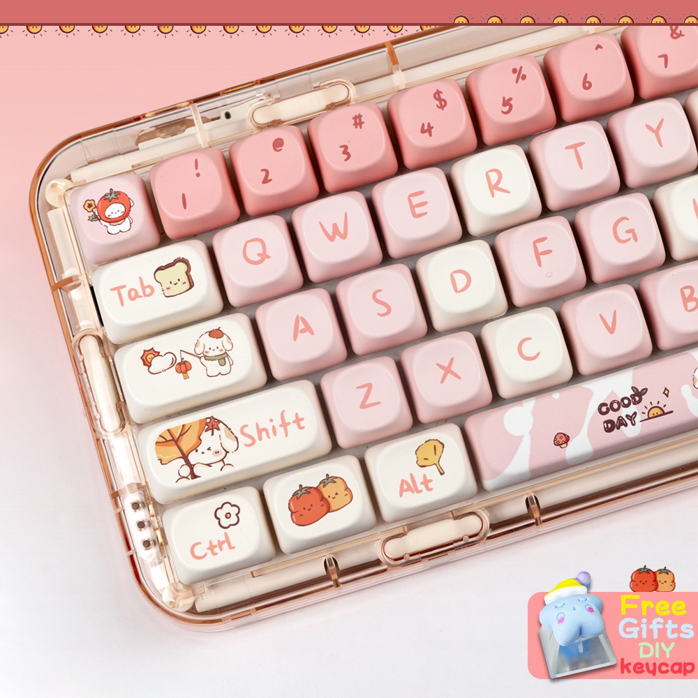 Autumn Dog Keycaps 139Keys/Set PBT MOA Profile DYE-SUB DIY Custom for ...