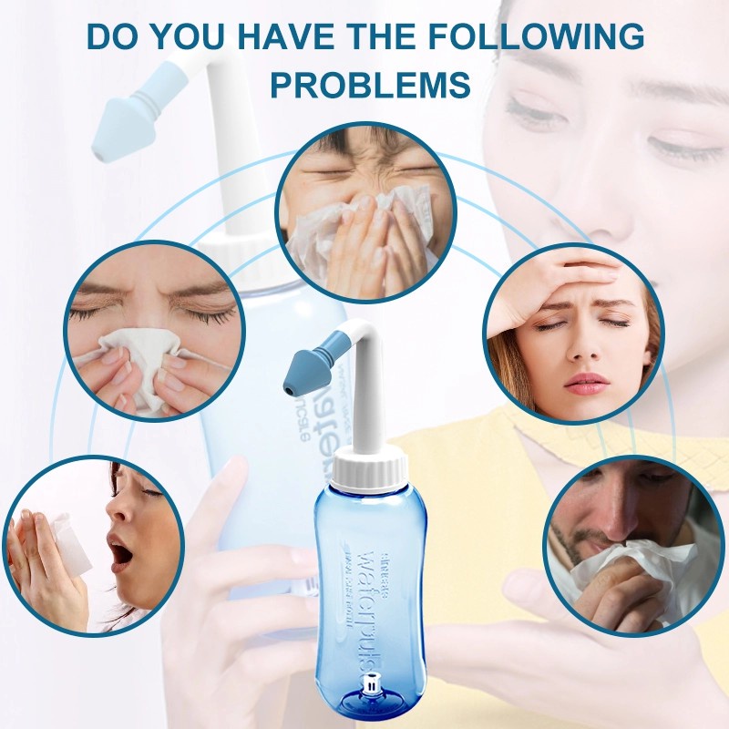 Nasal Irrigation Sinus Rinse With Nasal Wash Salt Wash Nasal Nose ...