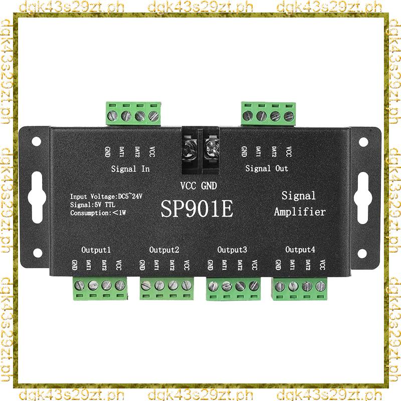 SP901E LED Pixel SPI Signal Amplifier Repeater Addressable LED Strip ...