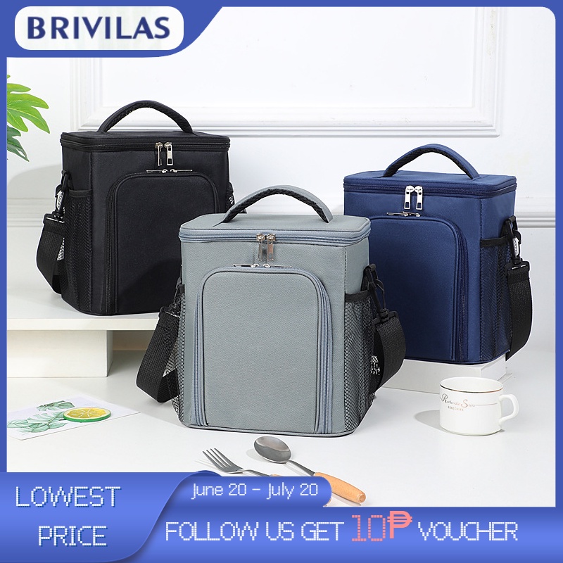 BRIVILAS Thermal Food Storage Bag for Office, School, and Picnic Lunch ...