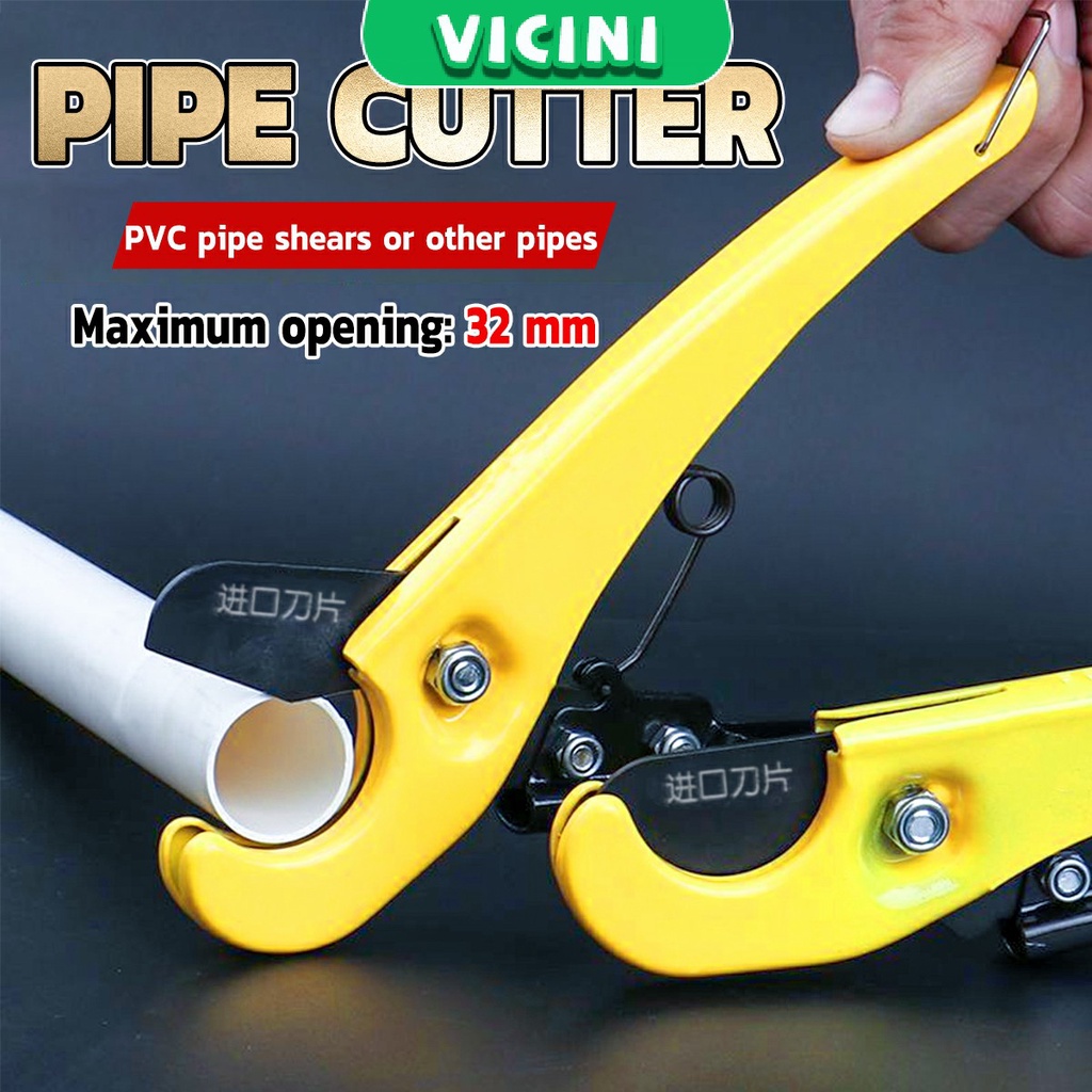 PVC/PPR Pipe Cutter Ratchet Scissors PU/PP/PE Hose Cutting Hand Tools ...