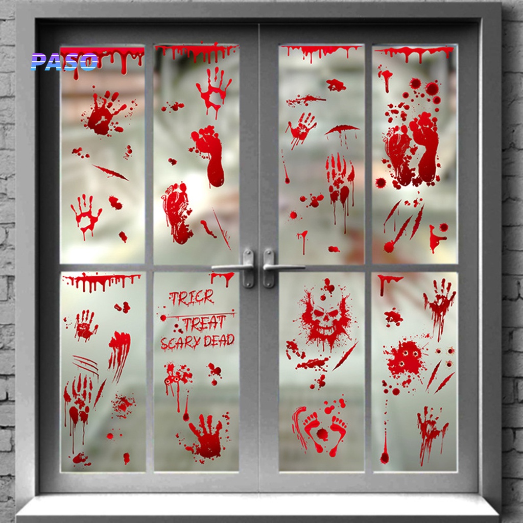 PCA-1 Sheet Red Blood Sticker Car Funny Halloween Theme Bleeding Decal ...