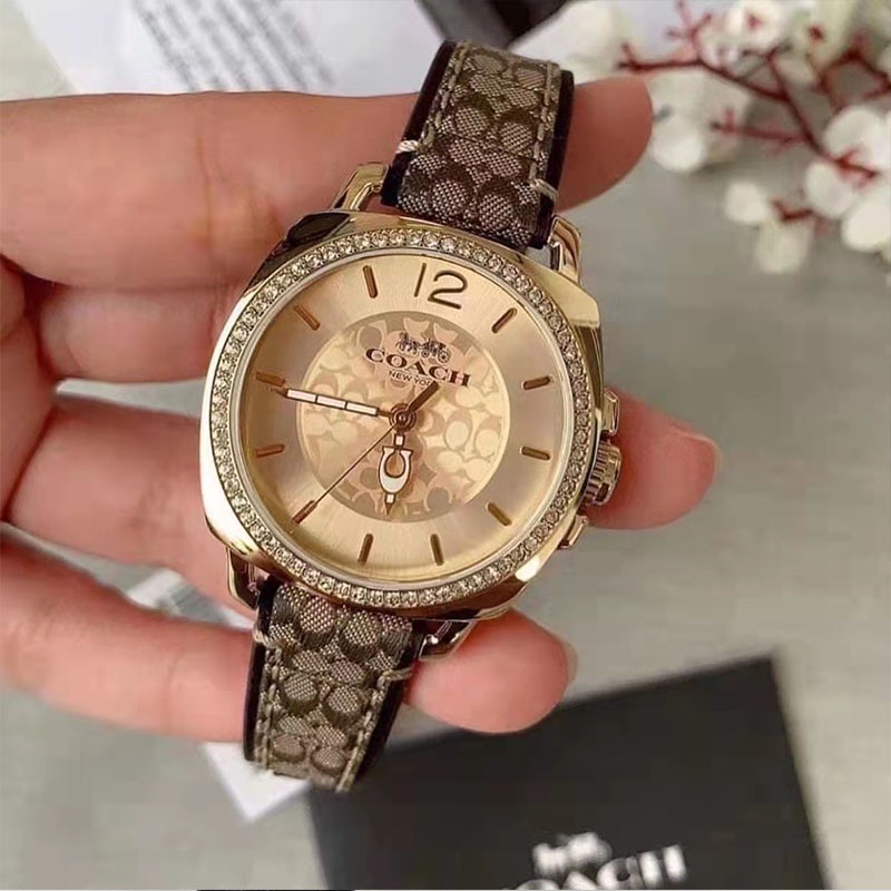 Women Watch Quartz Business Fashion Women's Watch leather belt CO ...