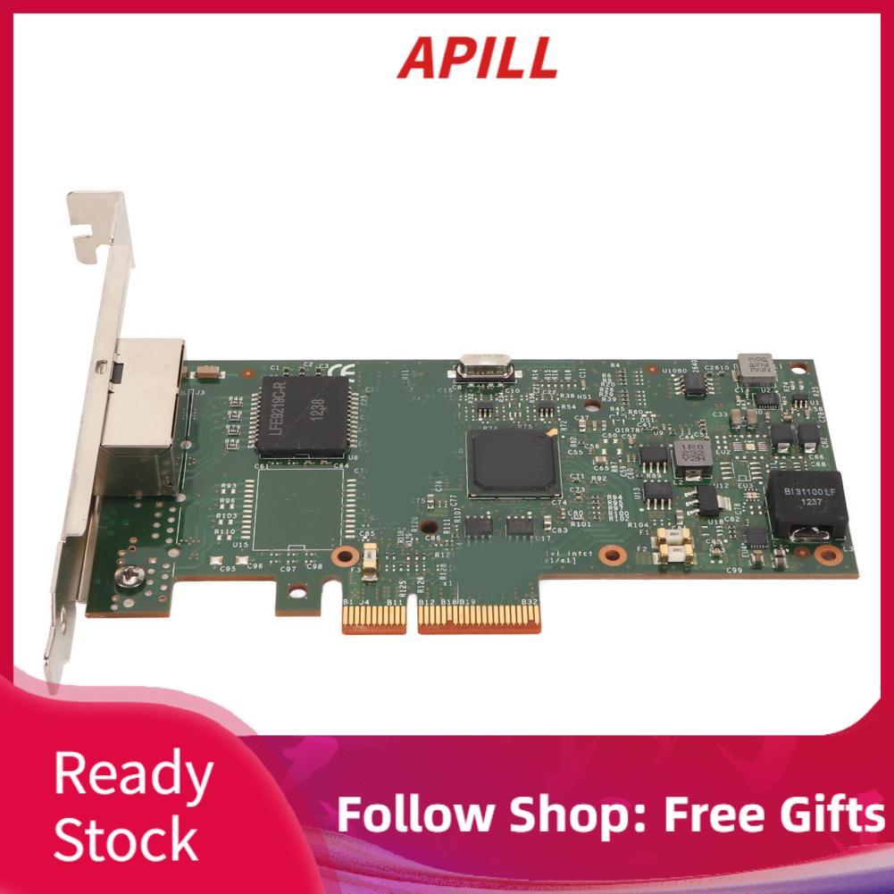 Apill 361T Network Adapter PCIe Dual Port Gigabit NIC PCI Express 2.0 ...
