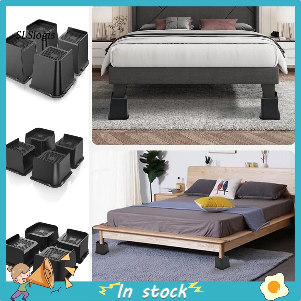 SLS_ Cabinet Riser 5000lbs Heavy Duty Bed Risers 2/3/4 Inch Lift ...
