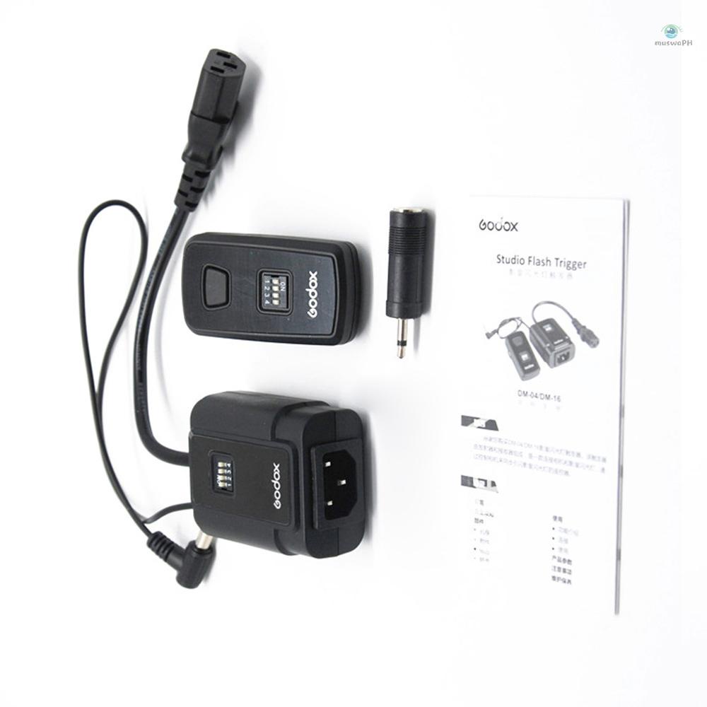 Godox 16 16 -Channel Transmitter Studio Flash Remote Daybyday Wireless & DM- TRIGGER ( RECEIVER ...