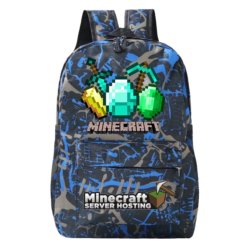 Minecraft Backpack for School Kids, Hot Selling Cross-Border | Shopee ...