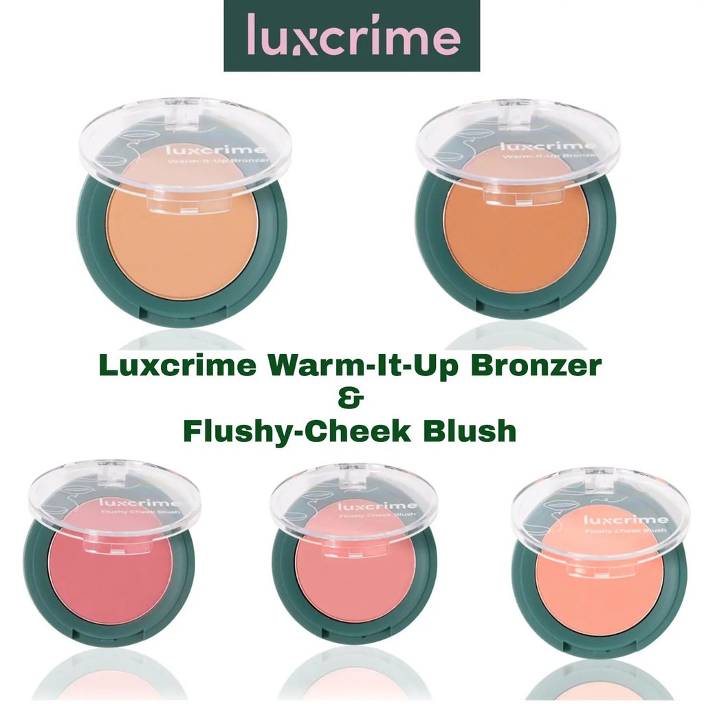 Luxcrime Flushy Cheek Blush & Luxcrime Warm-It-Up Bronze - Luxcrime ...