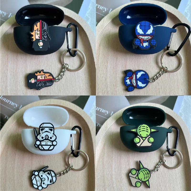 Diy Cartoon Silicone Earphone Case for Realme Buds T100 / T300 ...
