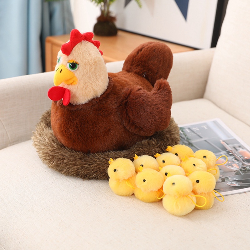 Swan /Chick Family Plush Toy Swan /Chicken Mother Swan/Chicken Baby ...