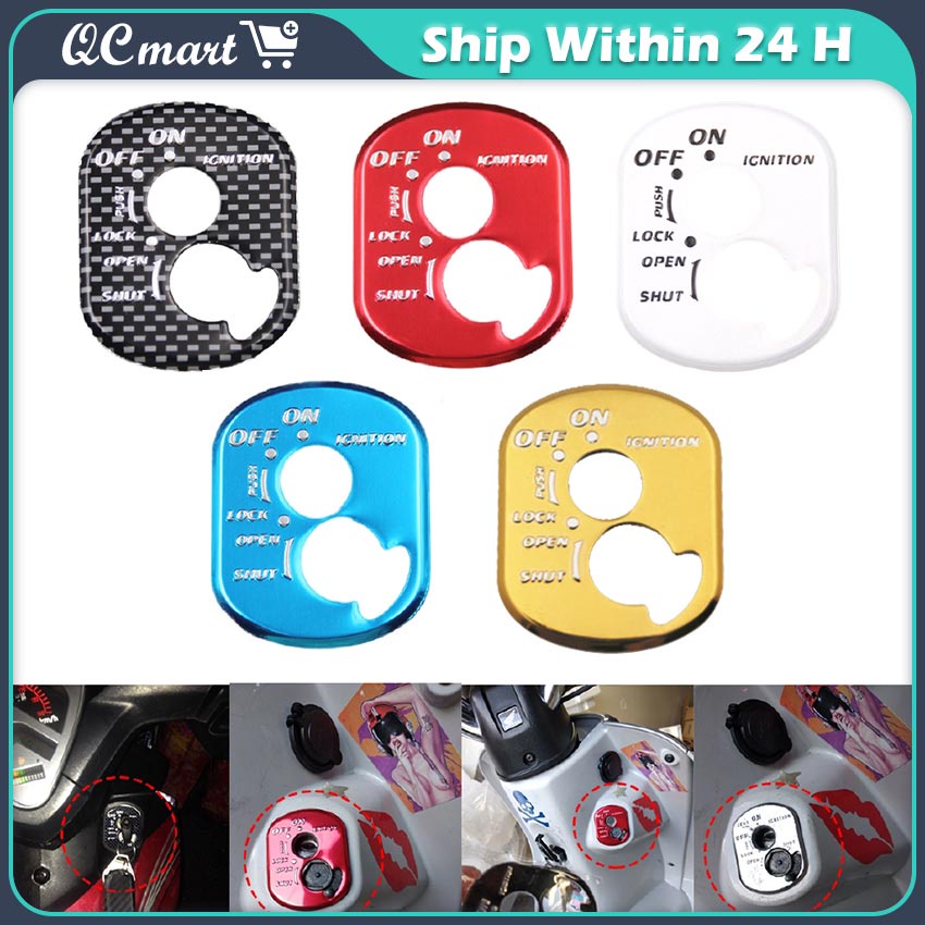 Motorcycle Accessories Ignition Switch Key Cover Lock Circle for Honda ...