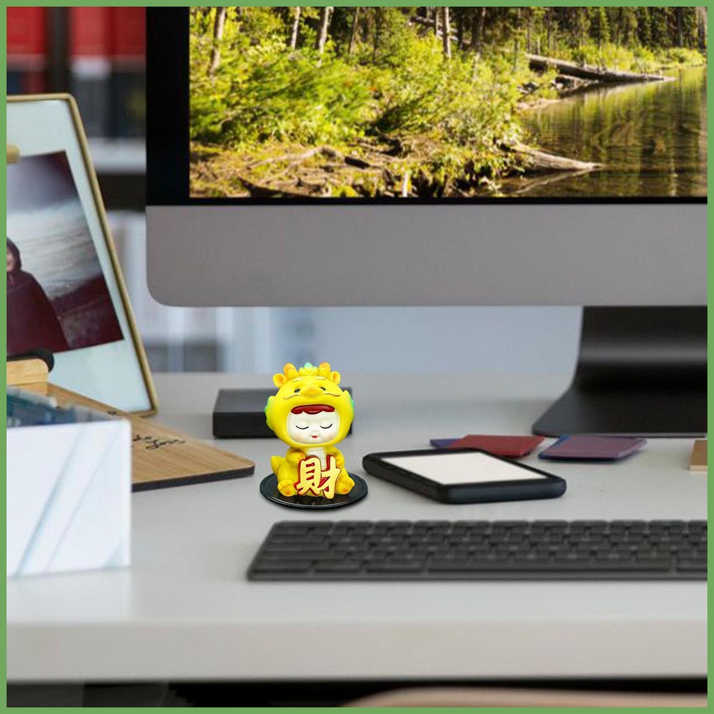 Dragon Dashboard Decorations Resin Figures Car Dashboard Ornaments for ...