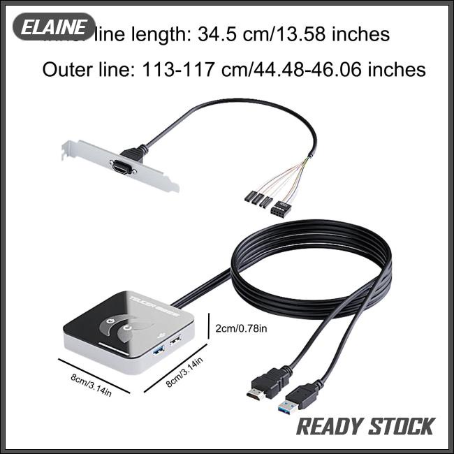 Elaine Button Switch Desktop PC Computer Case Power Supply On/Off Reset ...