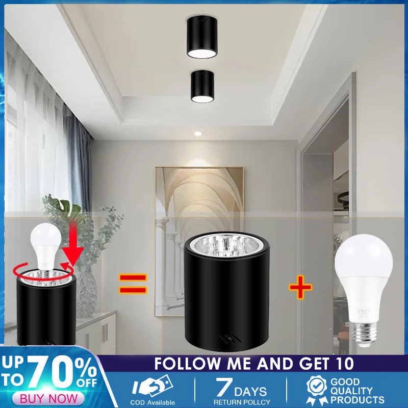 Replaceable Light E27 Bulb LED Downlight Spot Down Light Lights ...