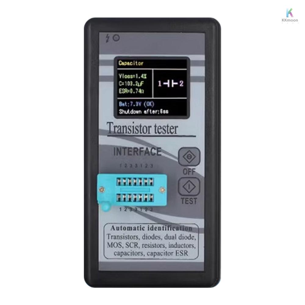 KKmoon SCR Screen M 328 Transistor ESR PNP TFT Capacitance Detection ...