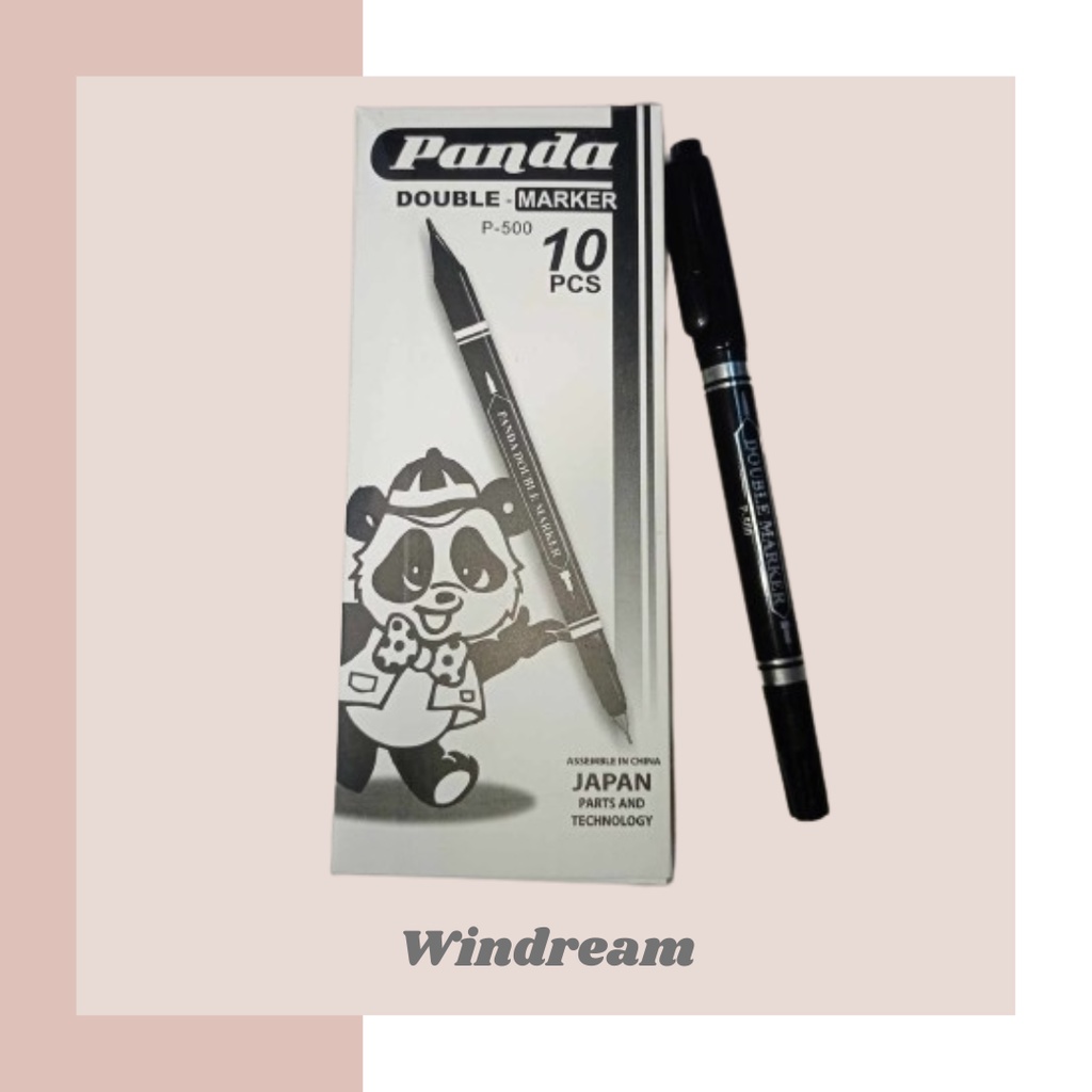 Panda Double Marker P500 | Shopee Philippines