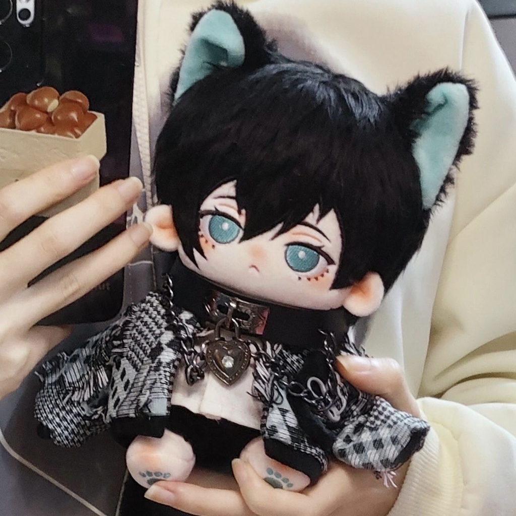 20CM Doll BLUE LOCK Rin Itoshi Plushie Plush Doll Cotton Clothes Change ...