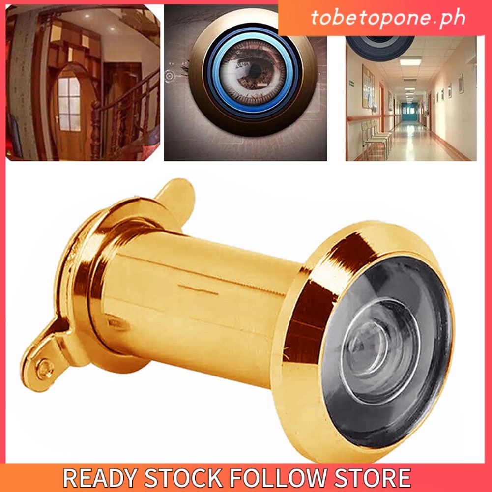 TBTOPONE ️220 Degree Door Peephole Viewer Wide Angle Eye Sight Hole ...