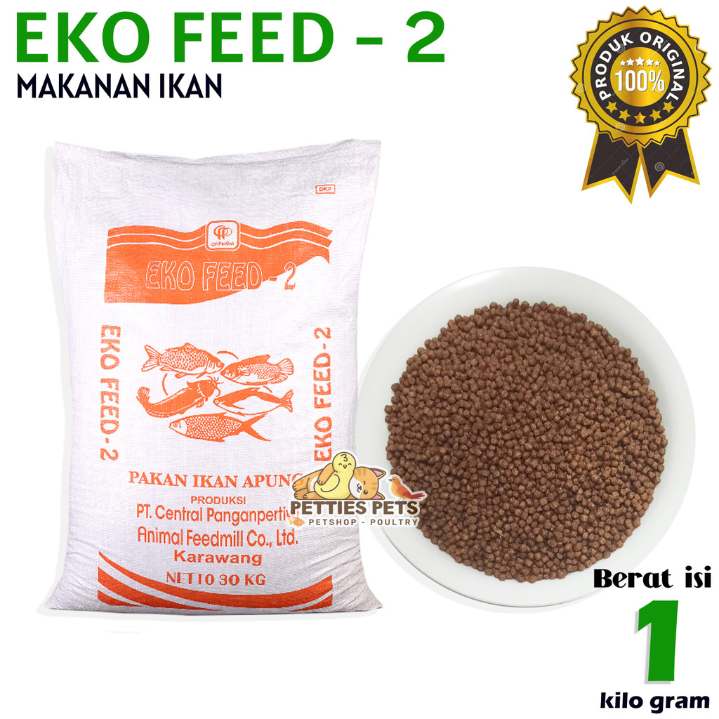 Pts Eko Feed 2 Packs 1kg Fish Pellets Floating Feed Catfish Tilapia ...