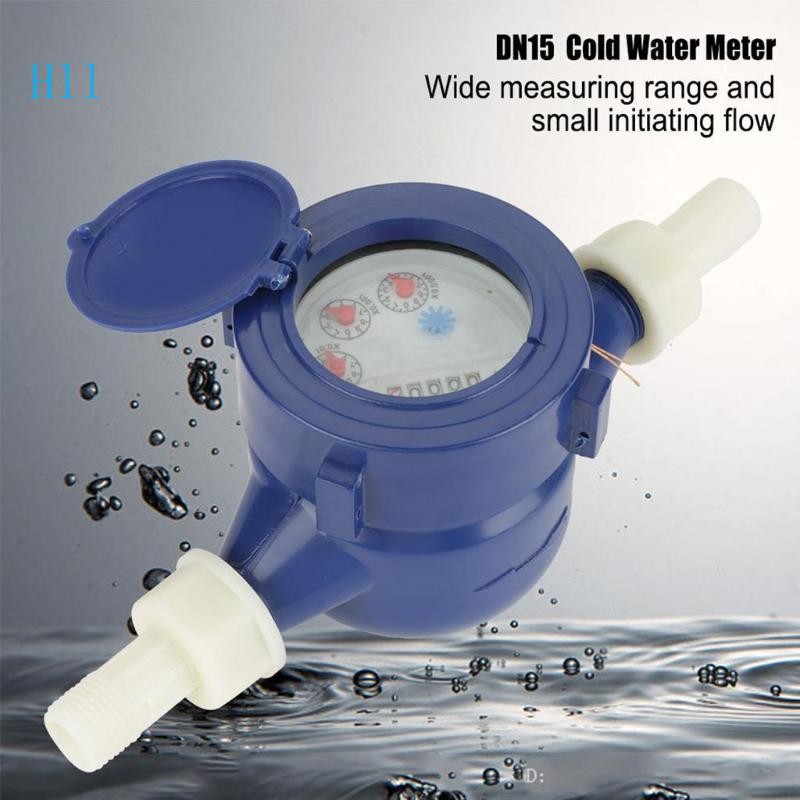 Big Sale Water Flow Meter DN15 Garden Hose Water Meter Plastic Cold ...