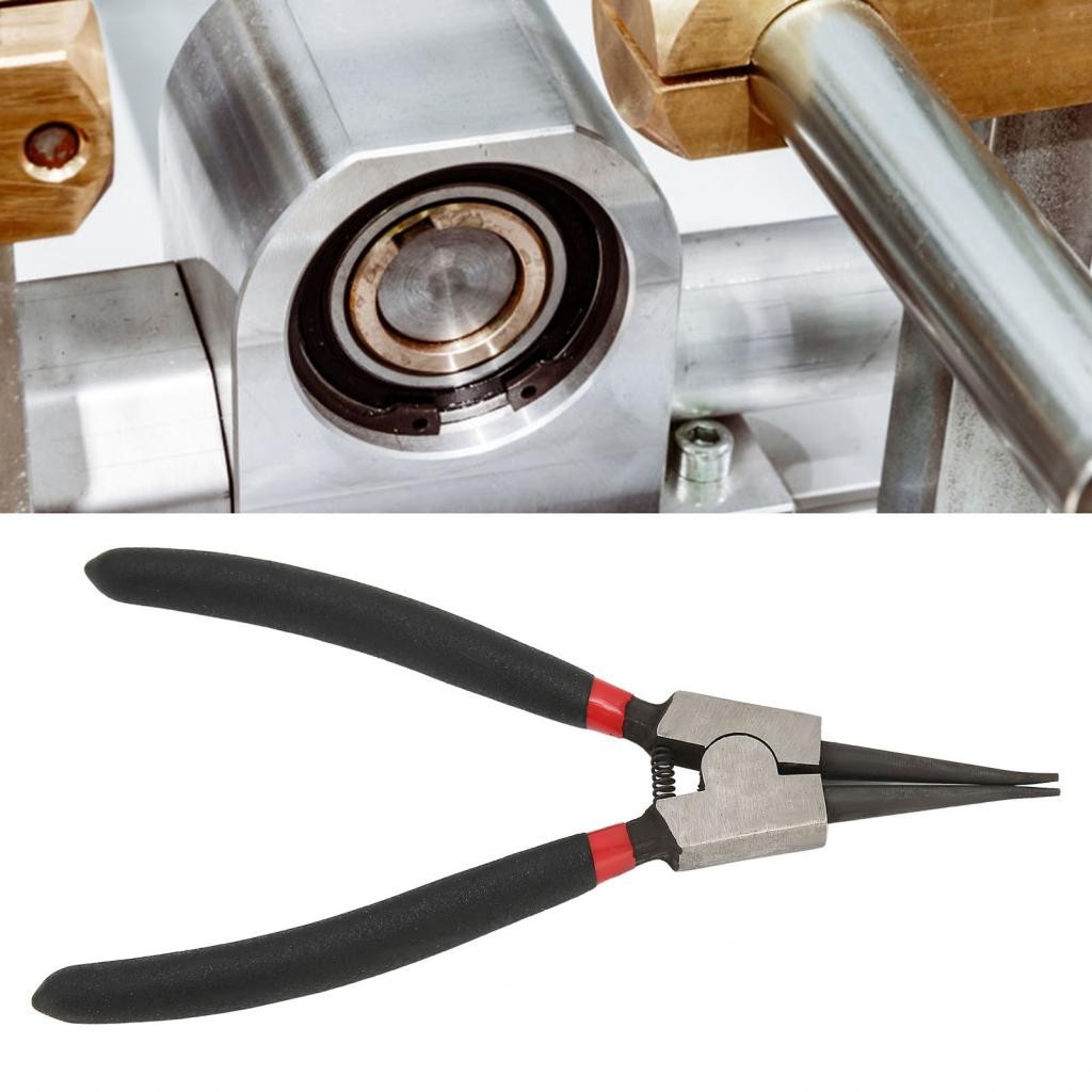Ujewndju Circlip Pliers External Straight Snap Ring Carbon Steel Jaw ...