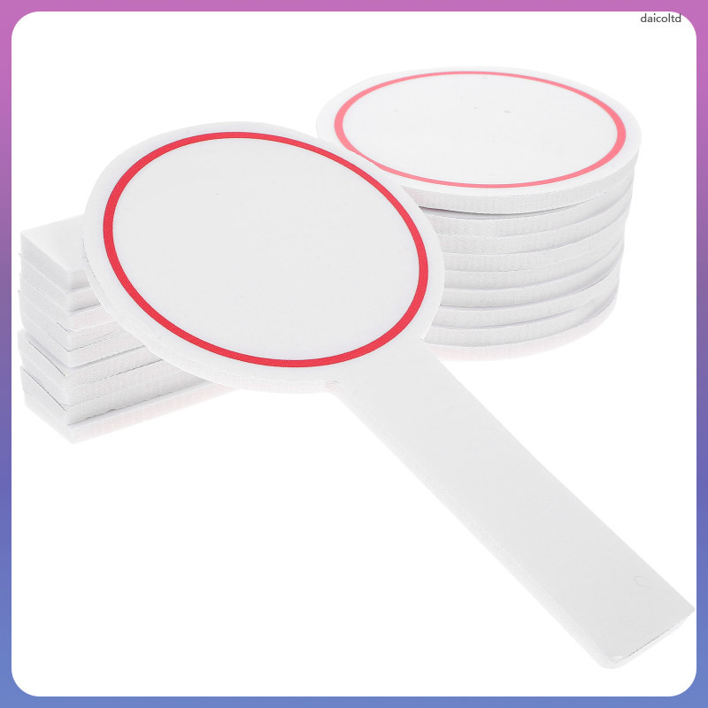 20Pcs Handheld White Board Reusable Answer Writable Scoreboard Multi ...