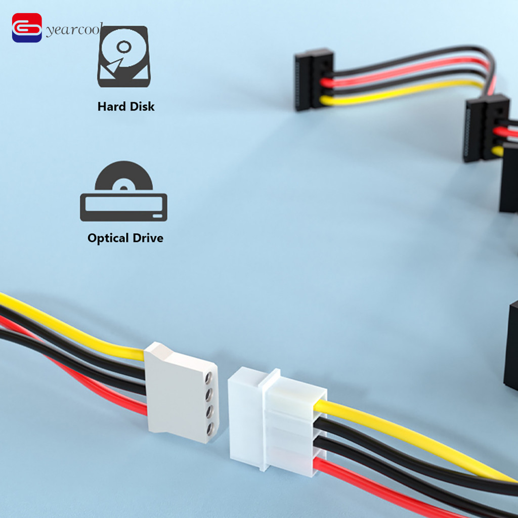 yearcook Adapter Cable for Sata Hard Drive Optical Drive Connection ...
